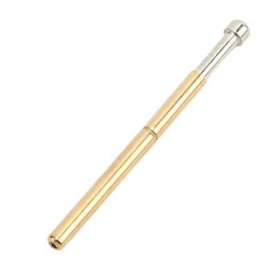 China Big Round Head Spring Test Probe with High Passing Current and Low Impedance for PCB Testing for sale