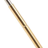China Big Round Head Spring Test Probe with High Passing Current and Low Impedance for PCB Testing for sale