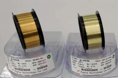 China 100g 0.2mm Gold Plated High Purity Solid Silver Wire for sale