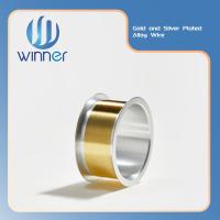 China 50g 0.2mm ISO 9001 Certified Gold Plated Silver Wire for High Purity Bonding Applications for sale