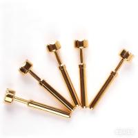 China Customized Gold Plated Spring Test Probe with 2.54mm Pitch and 4.0 Full Travel for PCB Testing for sale