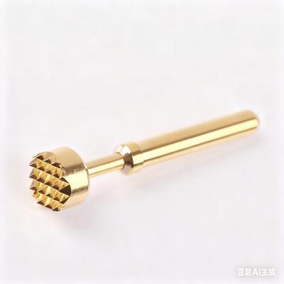 China Precision-Engineered Gold Plated Spring Test Probe with 80g Spring Force and 1A Current Ration for PCB Testing for sale