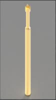 China 100mil Spring Test Probe with Crown Tip and BeCu Plunger for High Hitting Accuracy for sale