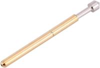 China Spring Contact Probe Pogo Pin with 3A Current Rating 50mΩ Resistance and 2.5mm Stroke for PCB Testing for sale