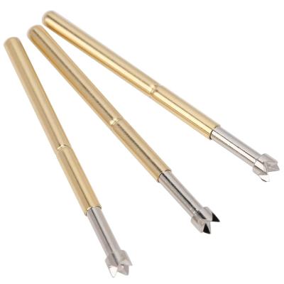 China Spring Test Probes, 100Pcs P125-Q High Accuracy Round Pogo Pins for PCB Board Testing Contact for sale