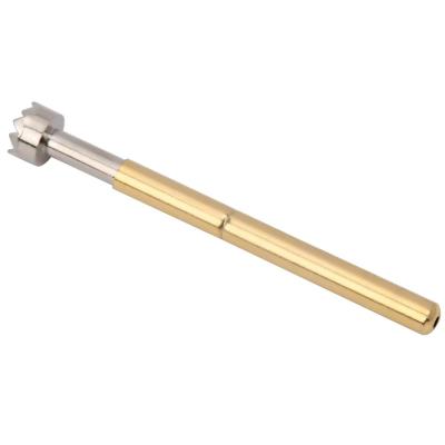 China 2.36mm Spring Test Probe with 9 Claws and 100 Pcs Brass Barrel Spring Loaded Test Pin for Industrial Testing for sale