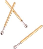 China 100 Pieces P75-E2 Cone Head Spring Test Probe with 16mm Length and 1.4mm Boring Size for PCB Testing for sale