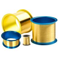China 24K Gold Bonding Wire 1mm Diameter for Microelectronics with 4N 99.99% Purity for sale