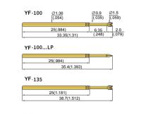 China CHINA Supply YF-100 Brass Material Spring Contact Probe Pin for sale