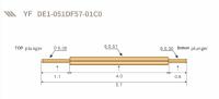 China Dual-Head High-Frequency IC Test Probe YF DE1-051DF57-01C0 for sale