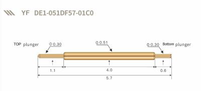 China Dual-Head High-Frequency IC Test Probe YF DE1-051DF57-01C0 for sale