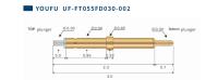 China Double-head Test Probe Spring Contact Pin for IC Testing YOUFU UF-FTO55FD030-002 for sale