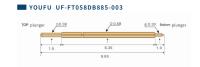 China Gold Plated Spring Test Probe with 2A Current Rating and Custom Sizes for PCB Testing for sale