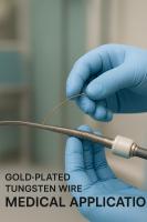 China Specialized custom manufacturing of medical springs and tungsten wires, medical-grade tungsten wire customization, and custom medical-grade gold-plated tungsten wires for universities and research ODM for sale