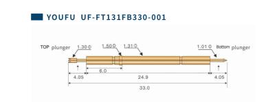 China Double Ended Spring Loaded Pin for Automated Test Equipment (ATE) for sale