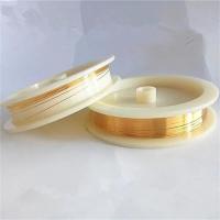 China High Purity Gold Plated Micrcon Tungsten Filament Wire Available In Affordable Price for sale