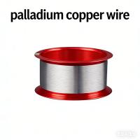 China High Corrosion Resistance Bright Palladium Coated Copper Wire with High Bond Strength for Stable Bonding for sale