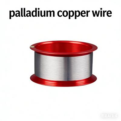 China High Corrosion Resistance Bright Palladium Coated Copper Wire with High Bond Strength for Stable Bonding for sale