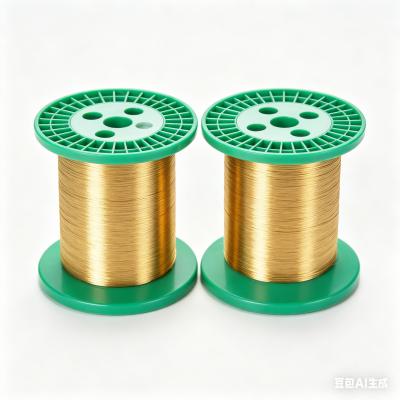 China Custom 0.0035mm Ultra Fine Gold Plated Tungsten Wire High Ductility Precision Welding for sale