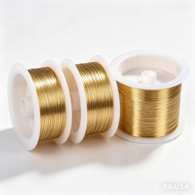 China 0.003mm Ultra Fine Gold Plated Tungsten Wire High Oxidation Resistance Micro Conductor for sale