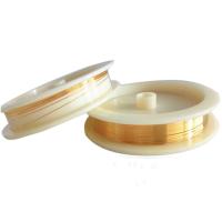 China Professional Factory 0.0035mm Ultra Fine Gold Plated Tungsten Wire Custom Spool for sale