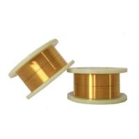 China Professional Factory 0.0035mm Ultra Fine Gold Plated Tungsten Wire Custom Spool for sale