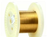 China 0.0035mm Ultra Fine Gold Plated Tungsten Wire High Tensile Strength Stable Dimension for sale