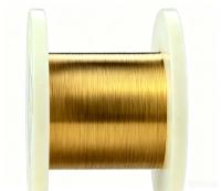 China 0.0035mm Micro Diameter Gold Plated Tungsten Wire For Vacuum Electronic Micro Parts for sale