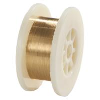 China 0.0035mm Micro Diameter Gold Plated Tungsten Wire For Vacuum Electronic Micro Parts for sale