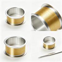 China In Stock  Micro Gold Plated Silver Wire Stable Bond Strength Mini LED Packaging Wire for sale