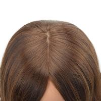 China Light Brown Jewish Hair Wig Women Remy Human Hair Wigs Custom for sale