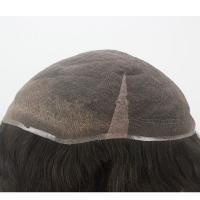 China Lace High Quality Men'S Toupees Custom Hair System Natural Looking for sale