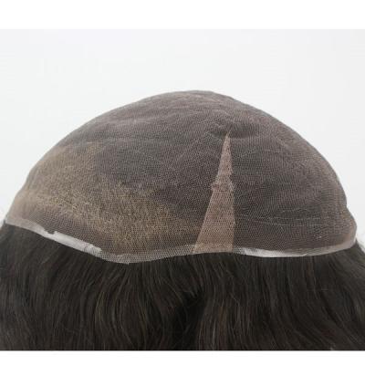 China Lace High Quality Men'S Toupees Custom Hair System Natural Looking for sale