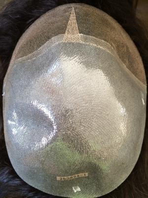 China Lace Or PU Base Custom Hair System Natural Mens Toupee Human Hair for sale