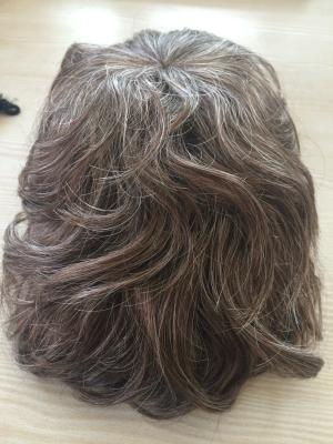 China PU Base Custom Hair System Natural Toupee Hair Replacement All Color for sale