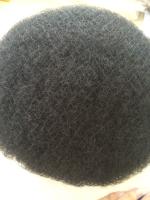 China Custom Mens Real Hair Toupee Black Men'S Toupee NPU Base Construction for sale