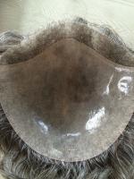 China Natural Black Lace Frontal Wig With Medium Brown Lace Color for sale