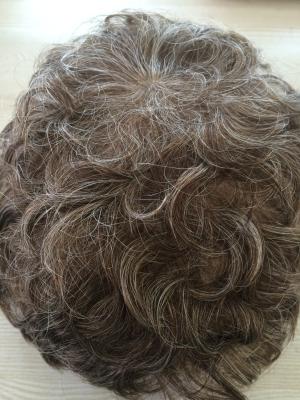 China Customizable Full Lace Men's Toupee Can Be Dyed for a Natural Look for sale