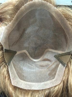 China Customizable Full Cap CUSTOM HAIR SYSTEM with Single Knot Customizable Style for sale
