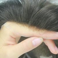 China All Lace Toupee Hair System 10*7 Hair Toupee For Mens  Daily Wear for sale