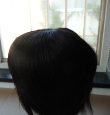 China Short Medium Natural Straight Wigs Natural Hair Pieces For Women for sale