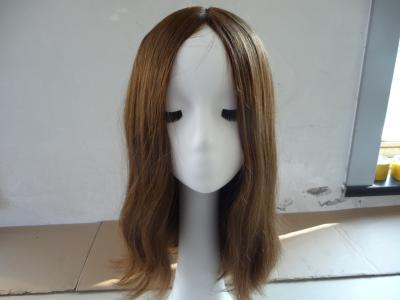 China 100% European Human Hair Jewish Kosher Wigs 10 Inches - 22 Inches Length for sale