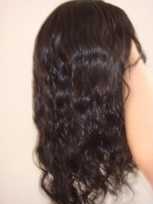 China Natural Black Ladies Wigs 110% Density Women'S Toupee Wigs Adjustable for sale