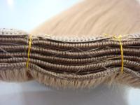China Blonde Hair Extensions Bundle And Closure Straight 100 Grams for sale