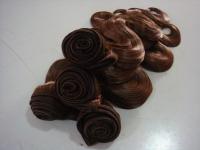 China 6 Inch Human Hair Extensions Brown 18 Inch Hair Extensions 100g for sale