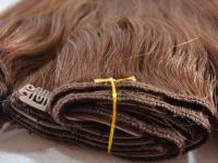 China 14in 16in 18in Wavy Human Hair Extensions Bronde Hair Extensions for sale