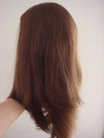 China Natural Looking Real Hair Wigs Medium Density Natural Hair Wigs for sale