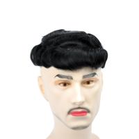 China Straight French Lace Stock Hair System 8x10 Heavy Density Mens Toupee for sale