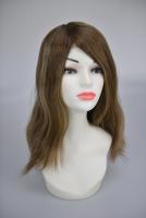 China Large Cap Sheitel Jewish Wig Curly 100% European Human Hair for sale