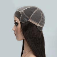 China 10 Inch -16 Inch Medical Wig Cap Construction Lace Natural Black for sale